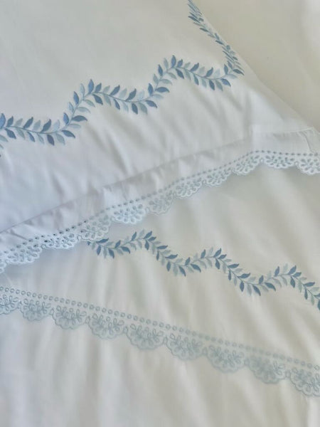The Top Sheet - Powder Blue Sloane – Hill House Home