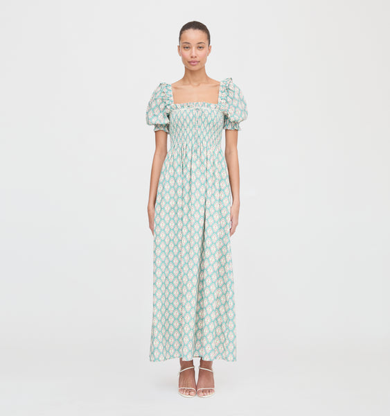 The Scarlett Nap Dress - Raspberry Ikat – Hill House Home