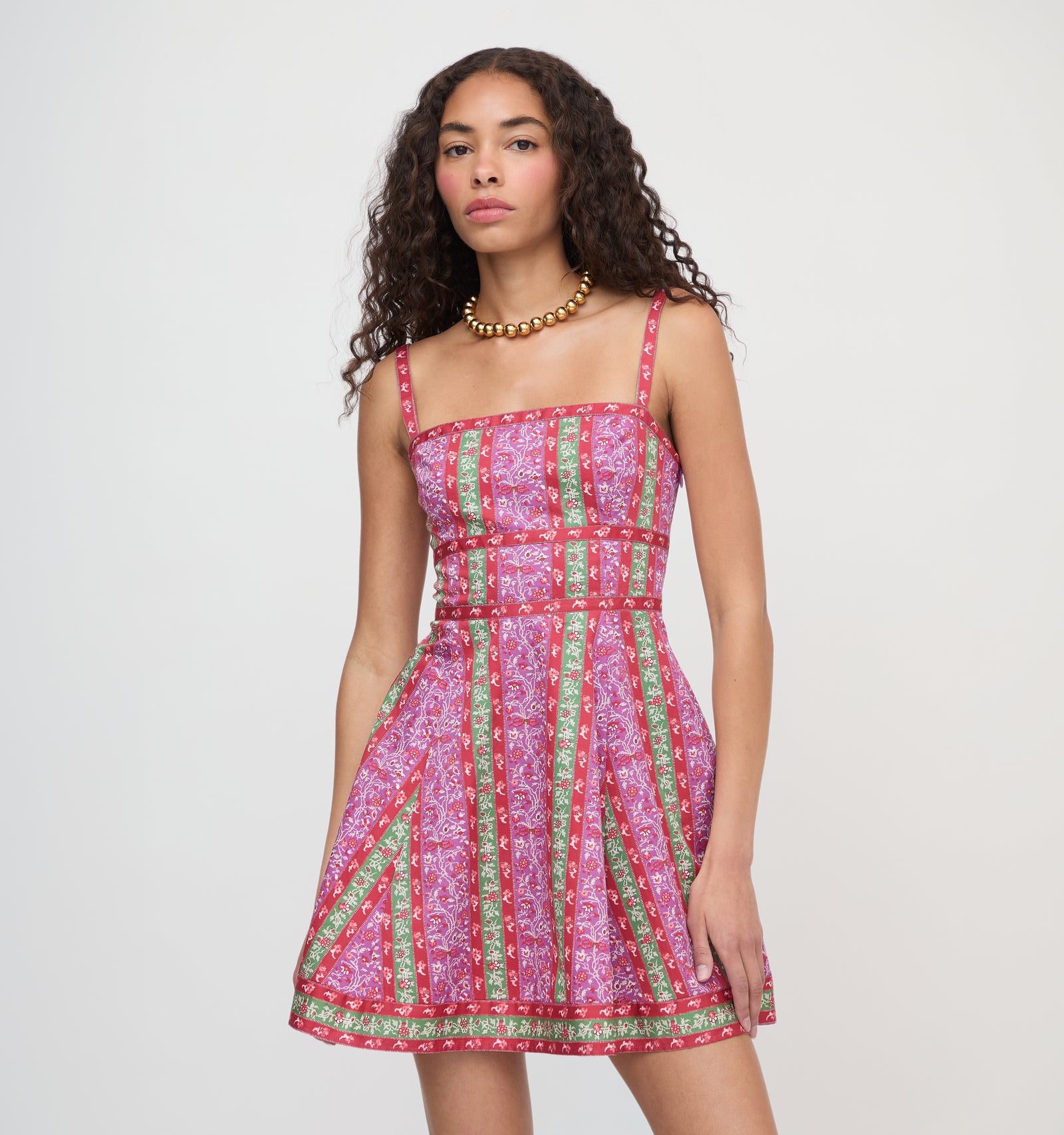 The Margot Mini Dress - Sundial Stripe – Hill House Home