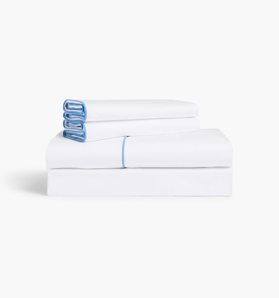 The Sheet Set - Savile Powder Blue – Hill House Home